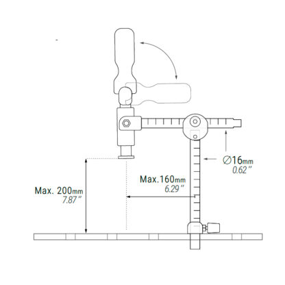PIHER - Piston clamp for welding table - Tendotools